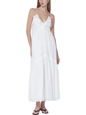 Isabel Marant Vasma Cotton Voile Dress - White