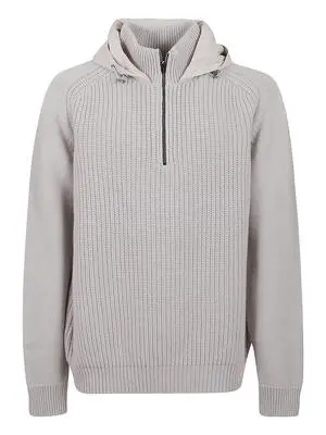 HERNO Hooded Wool Sweater