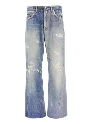 Our Legacy Third Cut Digital Denim Jeans - Sky Blue
