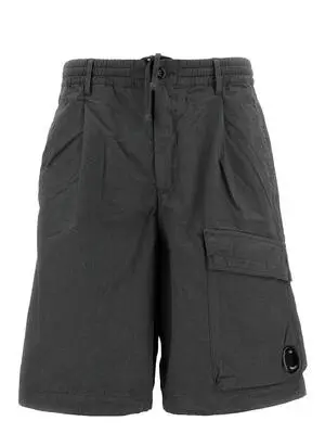 C.P. COMPANY Boxy Micro-rep Shorts - Grey