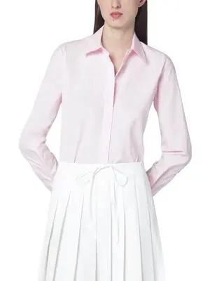Max Mara Cotton Poplin Shirt - Pink