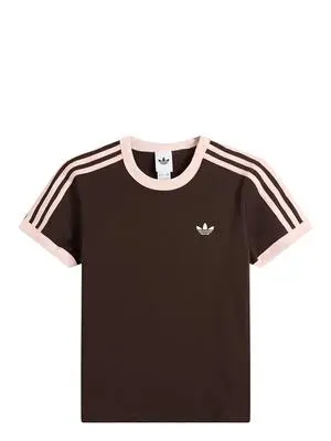 Adidas 3s T-shirt - Aurora Coffee/sandy Pink