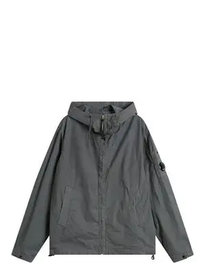 C.P. COMPANY Micro-reps Hooded Lens Jacket - Gunmetal