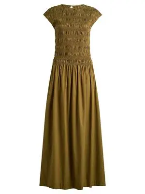 Faithfull The Brand Ale Maxi Dress - Olive