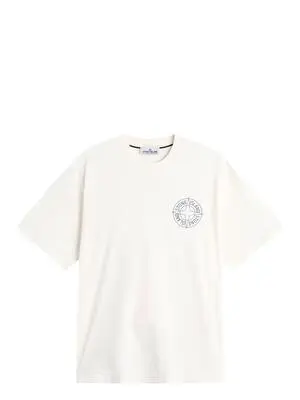 Stone Island Outline Compass T-shirt - Ivory