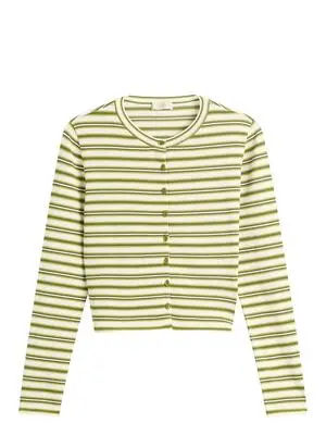 FAITHFULL THE BRAND Cinta Striped Cardigan