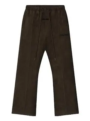 Fear Of God Essentials Suede Fleece Flare Pant - Brown