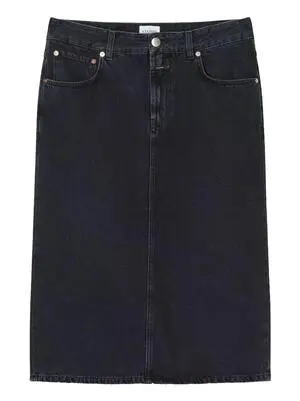 Closed Midi Skirt - Grey