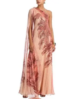 Johanna Ortiz Elegant Freedom Maxi Dress - Ecru/peach