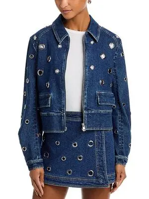 Cinq À Sept Harriet Denim Jacket - Tide