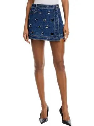 Cinq À Sept Marcia Denim Skort - Tide