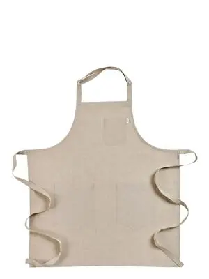 SOLINO HOME Linen Bib Apron - Natural