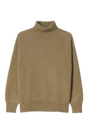 Gobi Cashmere High-neck Cashmere Sweater - Aloe