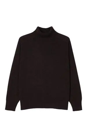 Gobi Cashmere Gobi Cashmere High-Neck Ribbed Cashmere Sweater Mole