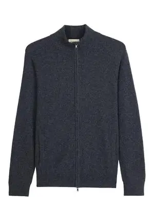 Gobi Cashmere Timeless Full-zip Cashmere Cardigan - Charcoal