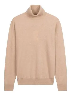 Gobi Cashmere Turtleneck Cashmere Sweater - Beige