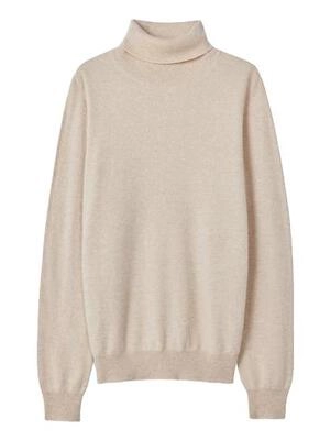 Gobi Cashmere Gobi Cashmere Timeless Turtleneck Sweater Beige