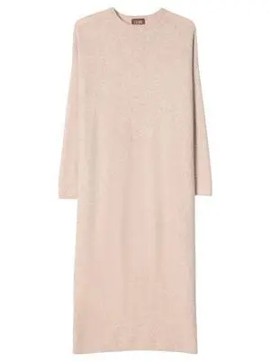 Gobi Cashmere Cashmere Maxi Sweater Dress - Warm Grey