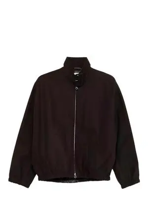 COURREGES Zip-up Bomber Jacket - Brown