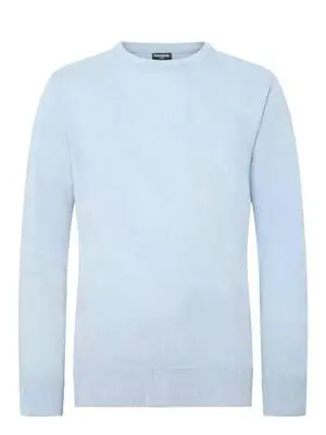FRANZESE COLLECTION Ribbed Crew-neck Sweater - Blue