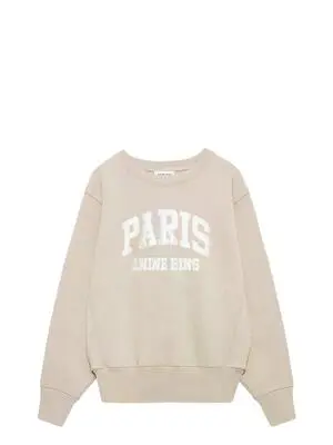 ANINE BING Graphic Print Sweatshirt - Neutrals