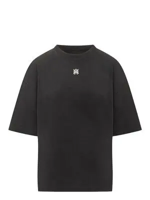 Amiri Logo-embroidered T-shirt - Black