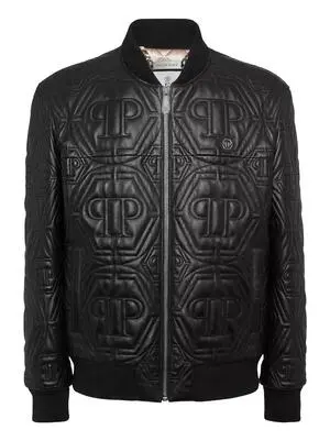 PHILIPP PLEIN Embossed Bomber Jacket