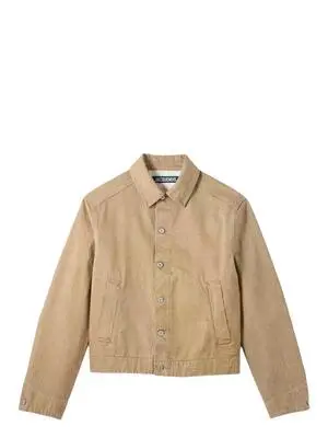 Jacquemus Mirada De-nîmes Button Jacket - Neutrals