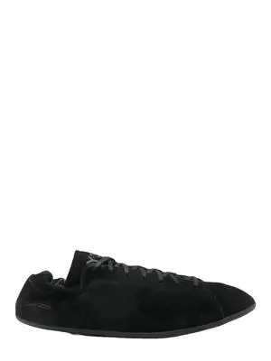 Y3 Leather Lace-up Sneakers - Black
