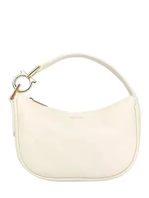 FERRAGAMO Logo-charm Mini Bag - Neutrals