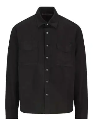 MASSIMO OSTI STUDIO Patch-pocket Shirt - Black