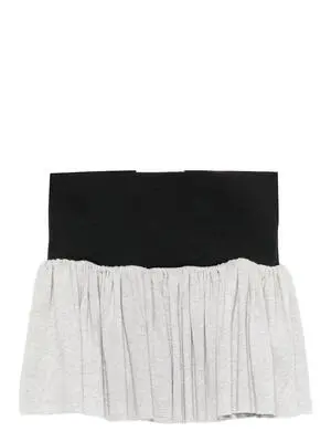 Gimaguas Charlie Ruffled Mini Skirt - Grey
