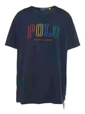 Polo Ralph Lauren Logo-embroidered Cotton T-shirt - Blue