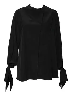 Givenchy Tie-detail Silk Top - Black