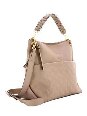 LOUIS VUITTON Maida Handbag Monogram Empreinte Leather Hobo Bag - Neutrals