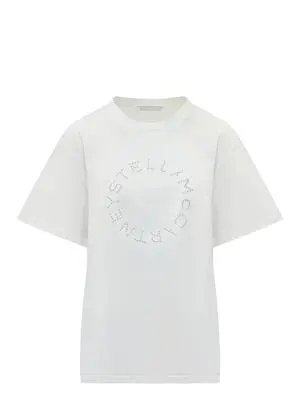 Stella McCartney Rhinestone-embellished T-shirt - White