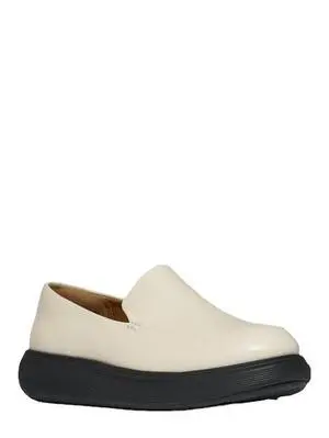 Fitflop Leather Loafers - Paris Beige