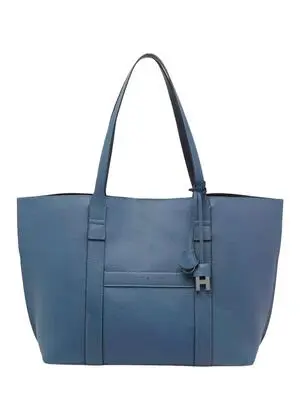 Hogan Script H-charm Tote Bag - Blue