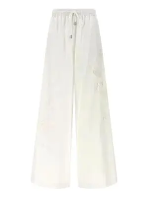 Ermanno Scervino Lace-insert Trousers - White