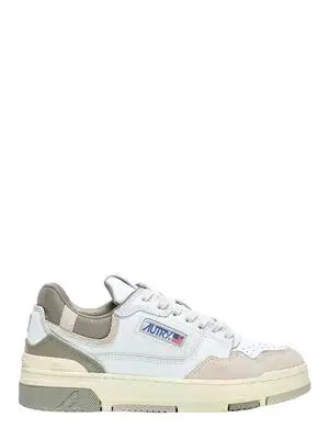 AUTRY Laces Suede Leather Sneakers White
