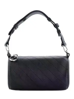 Gucci Blondie Diagonal Quilted Mini Shoulder Bag - Black