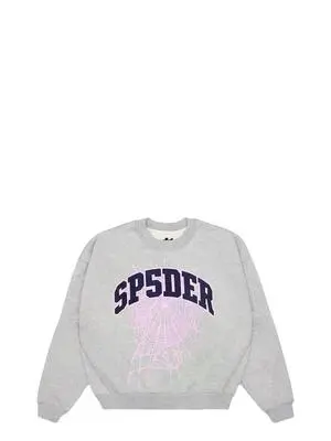 SP5DER Logo-appliqué Sweatshirt - Grey