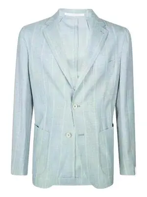 Eleventy Single-breasted Blazer - Blue