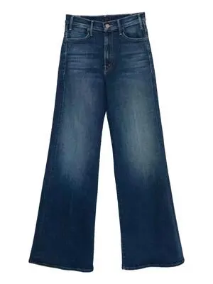 MOTHER Hustler Roller Wide Leg Jeans - Blue