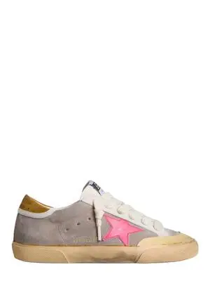 GOLDEN GOOSE Star Leather Sneakers - Grey