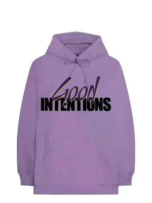 VLONE Doves Drawstring Hoodie - Purple