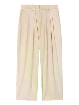 Isabel Marant Janice Pleated Trousers - Neutrals