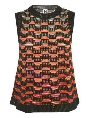 Missoni Sleeveless Knit Top - Orange