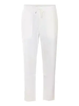 Brunello Cucinelli Elasticated-waist Trousers - White