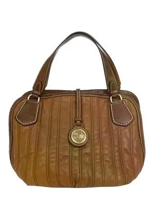 Celine 1990-2000s Leather Handbag - Brown